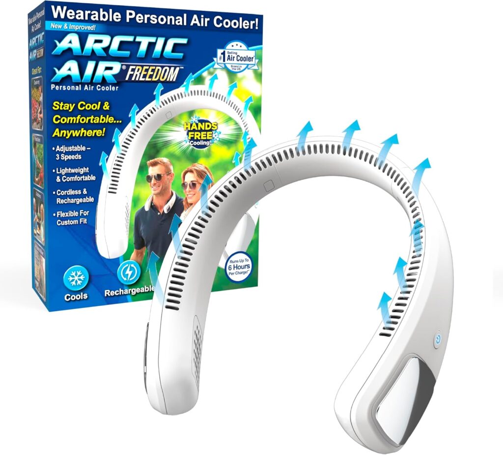 Arctic Air Freedom Personal Portable 3-Speed Neck Fan for ONLY $9.91 ...
