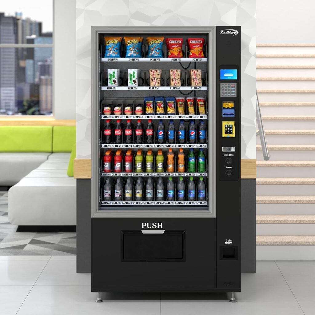 KoolMore Refrigerated Snack Vending Machine with 60 Slots for ONLY ...